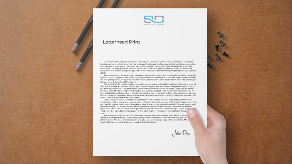 Customisable Letter - Entro Concepts