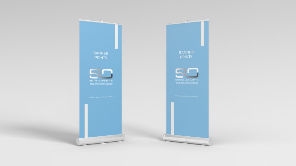 Roller up banners - Entro Concepts